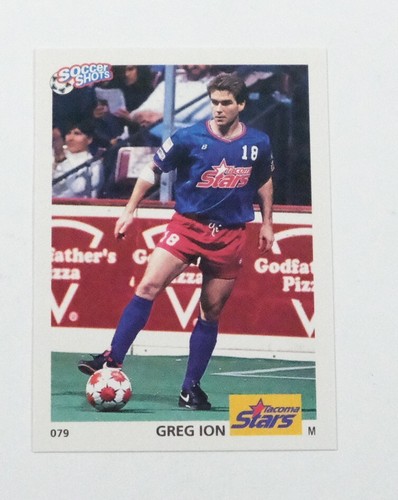 1991 Soccer Shots MSL #079 Greg Ion | eBay