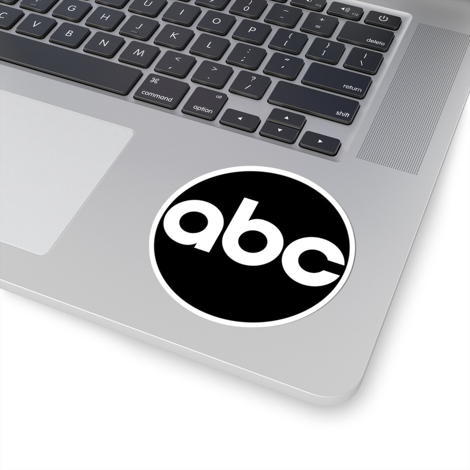 ABC (American Broadcasting Company) (Logo) STICKER Vinyl Kiss-Cut Decal ...