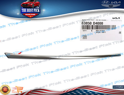 GENUINE⭐ REAR Door Frame Molding LEFT LH For 2016-2020 Kia Optima ...