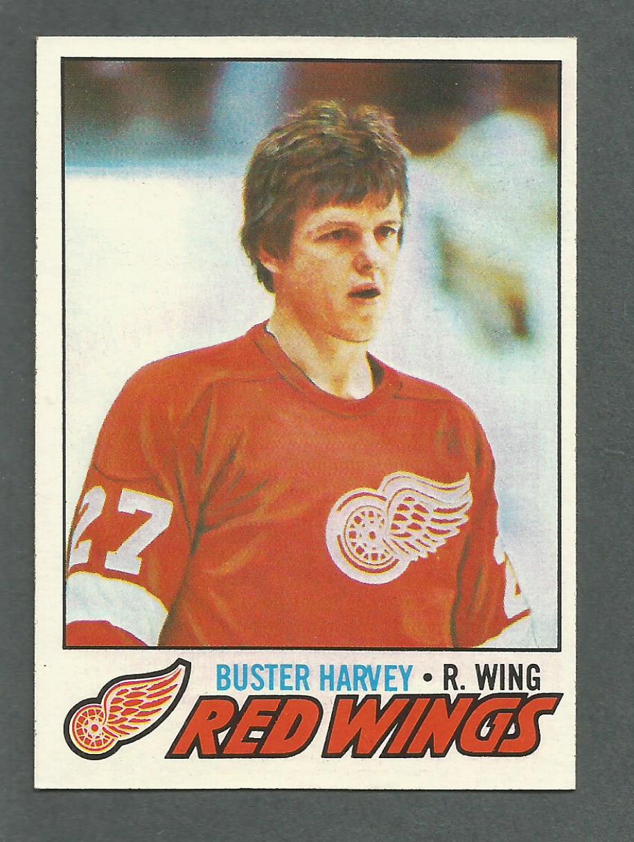 1977-78 Topps Hockey Buster Harvey #122 Detroit Red Wings NM/MT | eBay