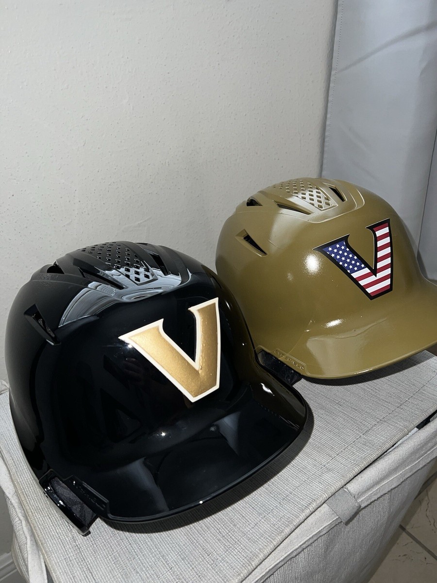 TWO great Vanderbilt University Commodores Baseball Helmets