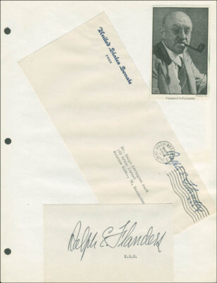 RALPH E. FLANDERS - SIGNATURE(S) | eBay