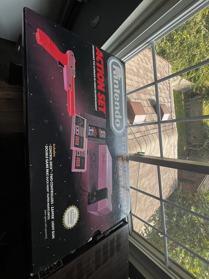 Nintendo NES In-Box Action Set Home Console - White/Gray 45496610043 | eBay