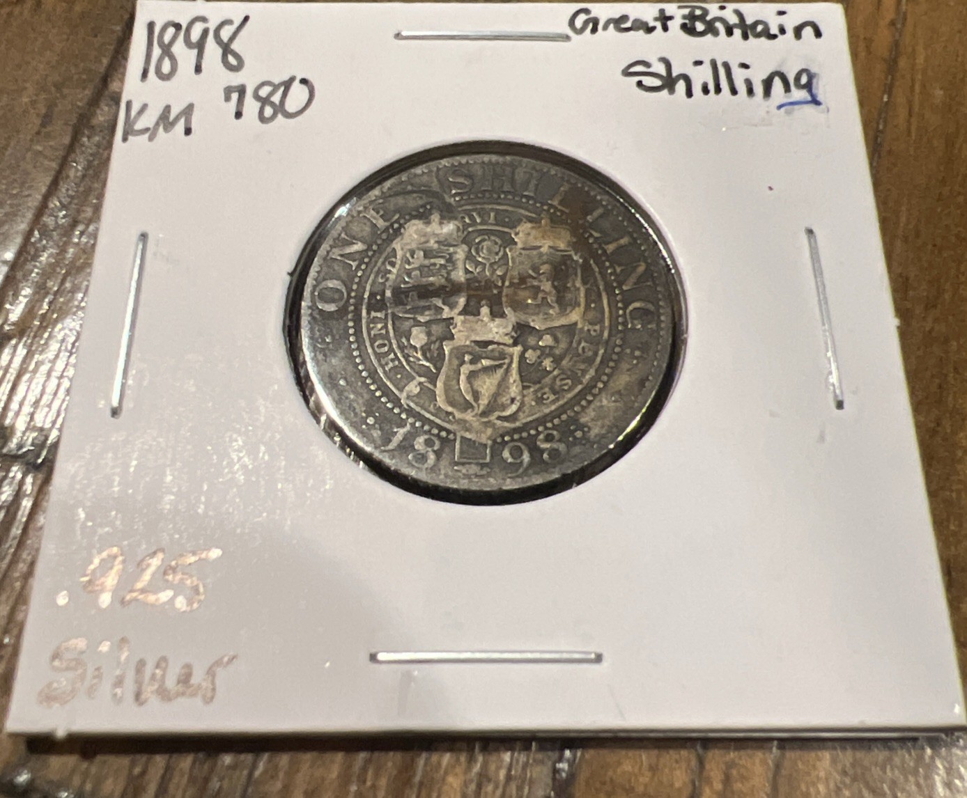1898 1 Shilling Silver Great Britain Queen Victoria Old Coin KM 780 | eBay