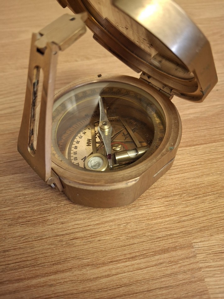 Vintage Natural Sine Compass by Stanley of London. Brass | eBay UK