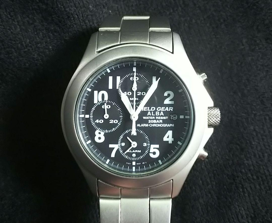 SEIKO ALBA Field Gear Chronograph Benrus Bulova TIMEX - Gem