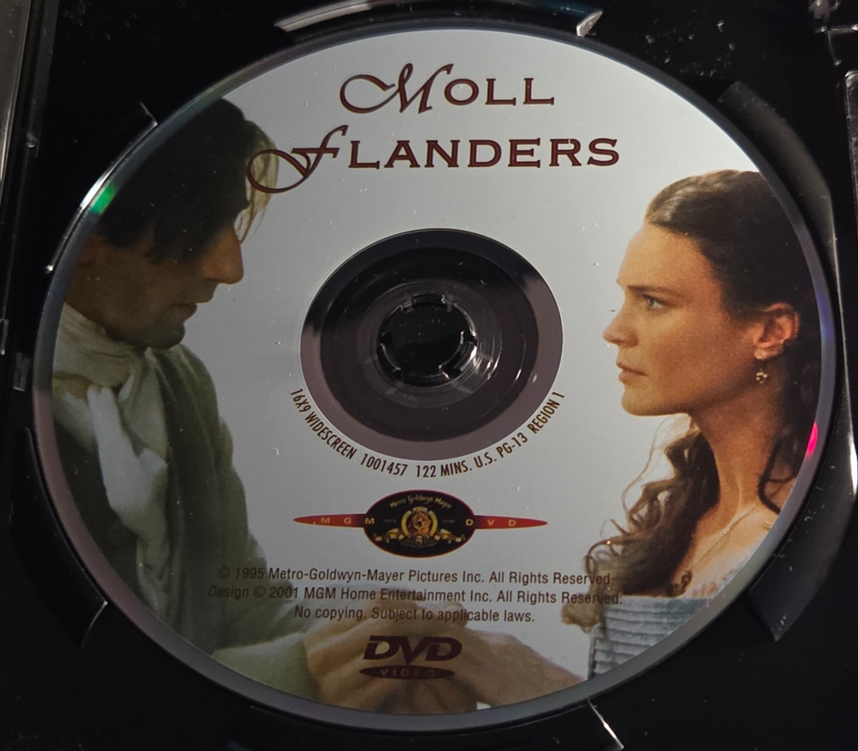 Moll Flanders (DVD, 2001) Period Drama Robin Wright Morgan Freeman ...