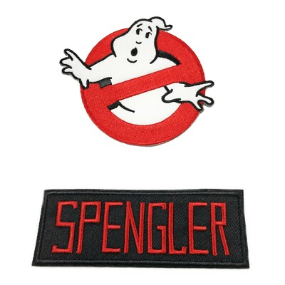 ADULTS Iron-on Custom Ghostbusters Name Tag 4" Patch - "SPENGLER" | eBay