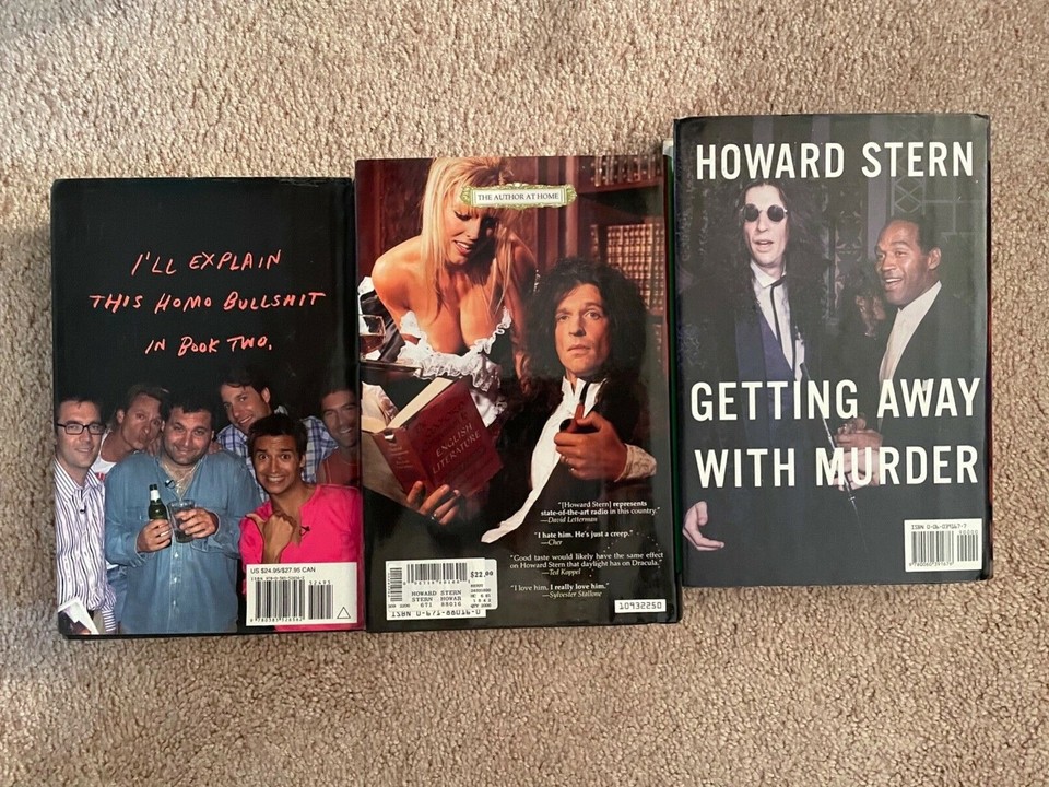 howard stern artie lange book lot 3 books | eBay