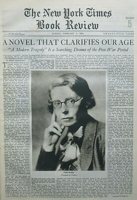 PHYLLIS BENTLEY A MODERN TRAGEDY KEATS MacLEISH 1934 February 4 NY ...