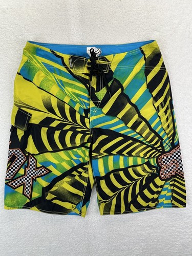Fox Racing Swim Trunks Mens Size 36 Board Shorts Swimming Beachwear | eBay