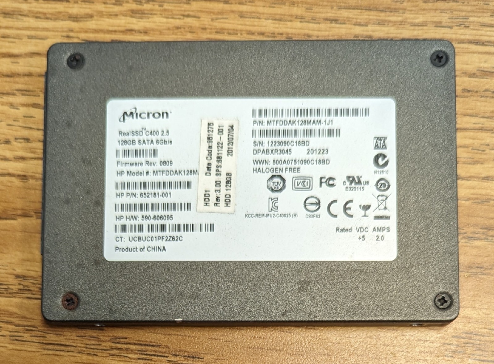 Micron+C400+RealSSD+256gb+2.5%22+SATA+III+Mtfddak256mam-1k1+SSD+Solid ...