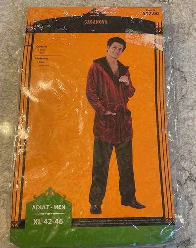 Cassanova Smoking Robe Hugh Hefner Jacket Robe Mens Halloween Costume ...