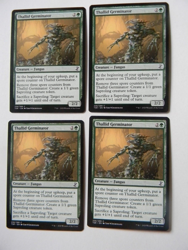 THALLID GERMINATOR : TIME SPIRAL REMASTERED : MTG : SET OF 4 : 2020 ...