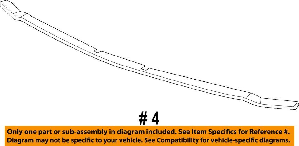 Chevrolet GM OEM 15-16 Silverado 2500 HD Hood-Front Weatherstrip Seal ...