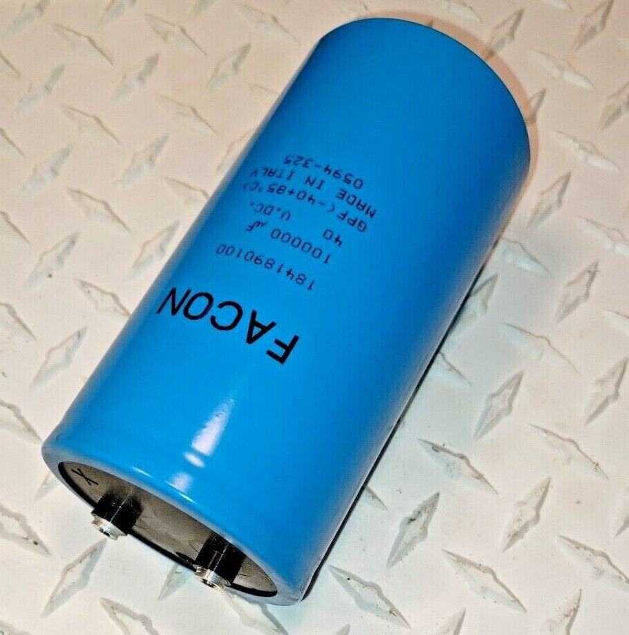 Facon Capacitor, 1841890100, 100000 MFD, Voltage: 40VDC | eBay