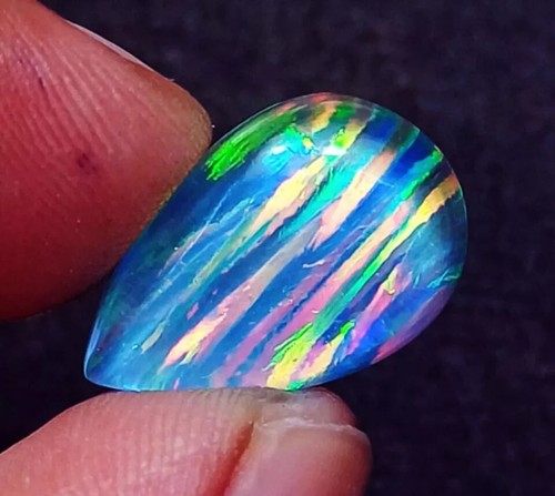 7.10 CT Certifié Ample Pierre Précieuse Naturel Doublet Gilson Opale ...