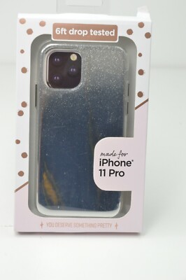 Fellowes Mirror Ombre Glitter Phone Case for iPhone 11 Pro 6ft Drop ...