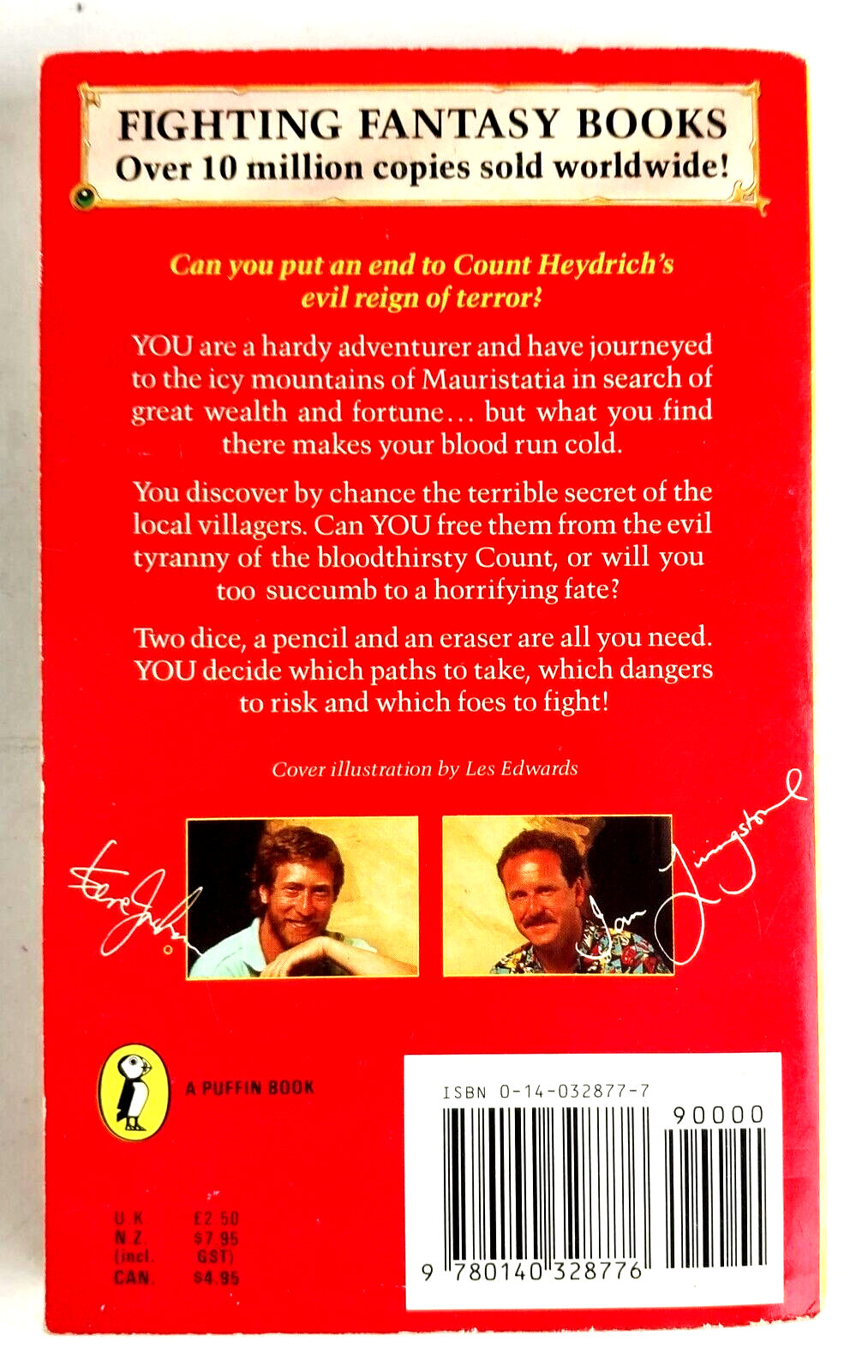 Fighting Fantasy Gamebook #38: Vault of the Vampire Steve Jackson ...