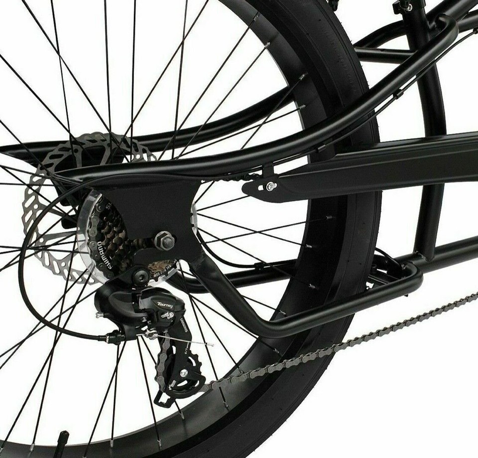 Micargi Seattle SS Fat Tires Stretch Cruiser Bike 7 Speed 29" HI-Rise ...