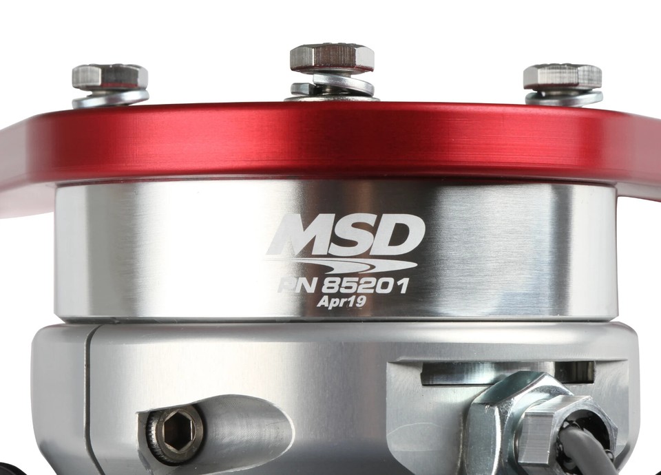 MSD Front Drive Distributor with Adjustable Cam Sync For Chevy Big ...