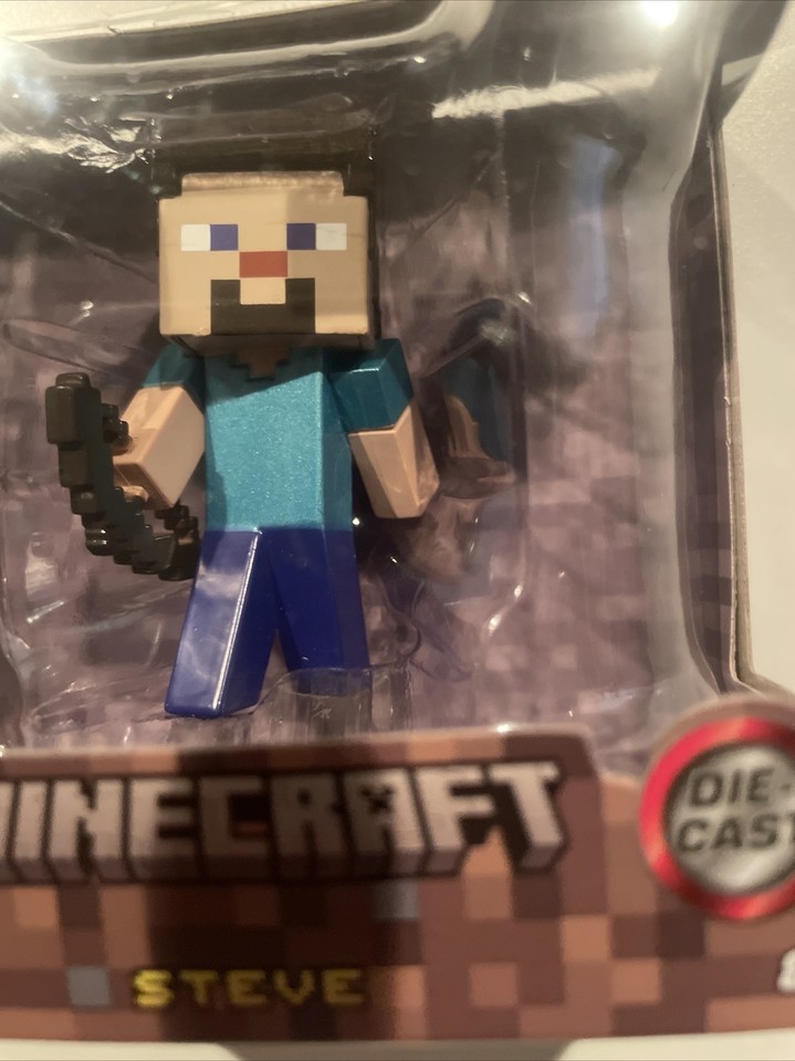 MINECRAFT GAME Die cast Metal Figure STEVE MetalFigs | eBay