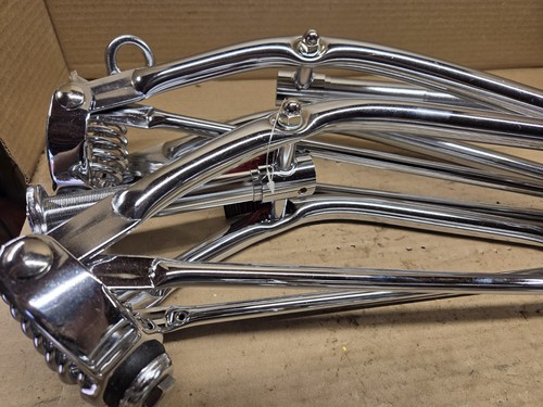 3 Chrome Springer Forks One 26" Two 24" Bicycle Cruiser Schwinn Style ...