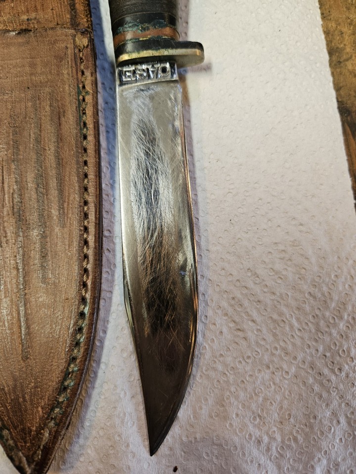 Lot Of 4 Vintage Case Fixed Blade Knives Woth Leather Sheaths | eBay