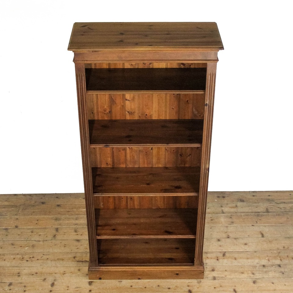 Vintage Stained Pine Open Bookcase (M-6573) | eBay UK