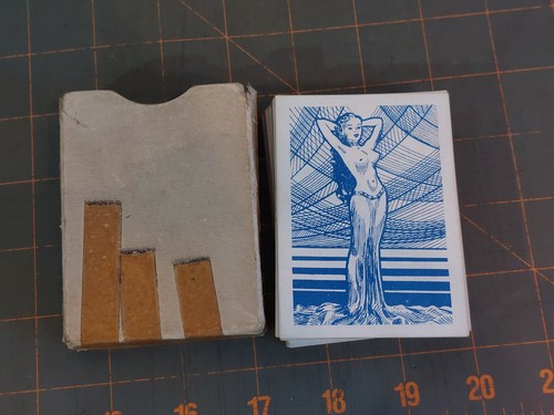 Naughty Nude Risque vintage playing cards Sleazy Scenes Missing 3 of ...