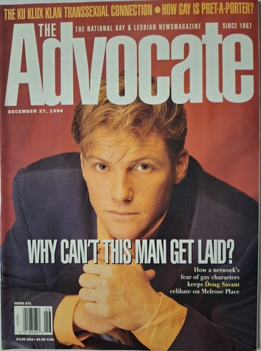 The Advocate Magazine (Dec 1994)Doug Savant/Stephen Fry/Lauren Bacall ...