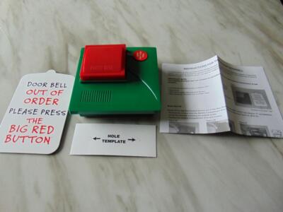 Big Red Doorbell Button Novelty Holiday Christmas Musical Can You ...