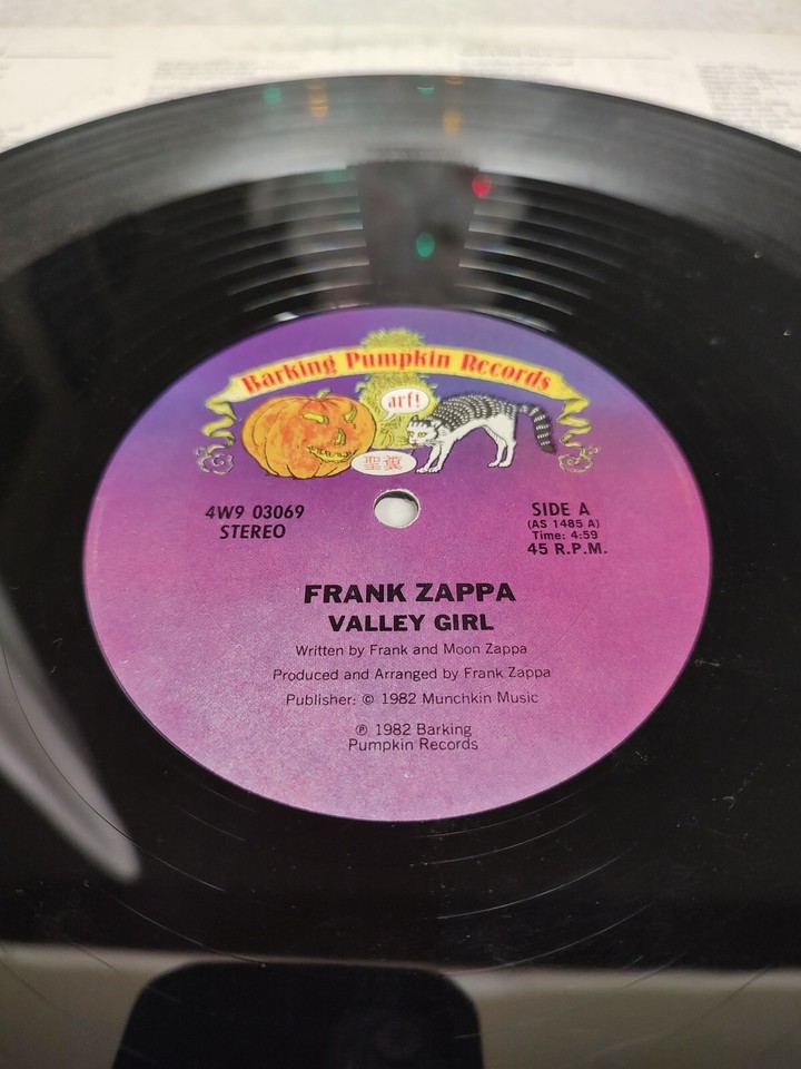 FRANK & MOON ZAPPA ~ VALLEY GIRL VINYL (1982) VG * Buy 2 Get 1 Free* | eBay