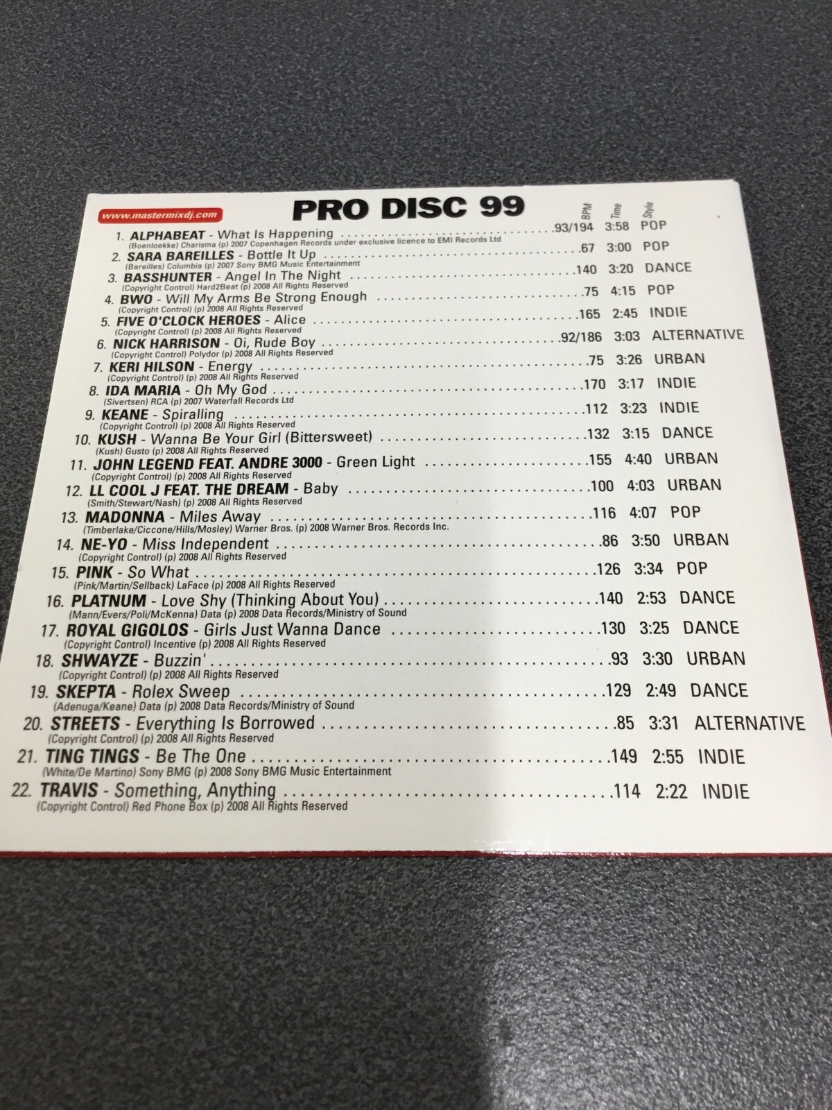 Mastermix Pro Disc 99 DJ | eBay UK