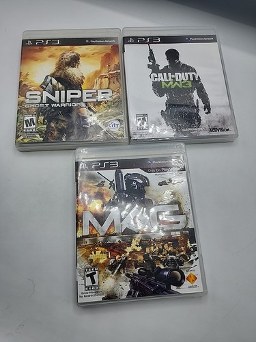 Ps3 Lot: Sniper: Ghost Warrior, MAG + Call of Duty MW3 (Playstation 3 ...