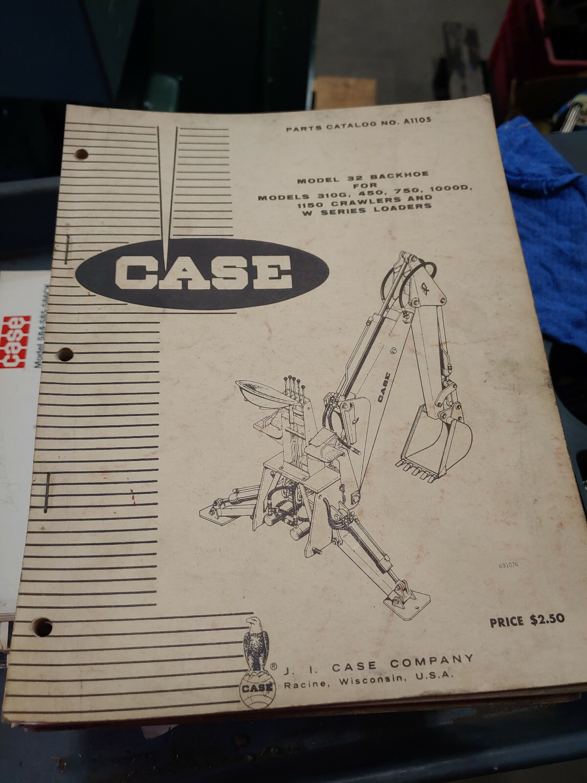 CASE MODEL 32 BACKHOE FOR 310G/450/750/1000D/1150 CRAWLERS AND W SERIES ...