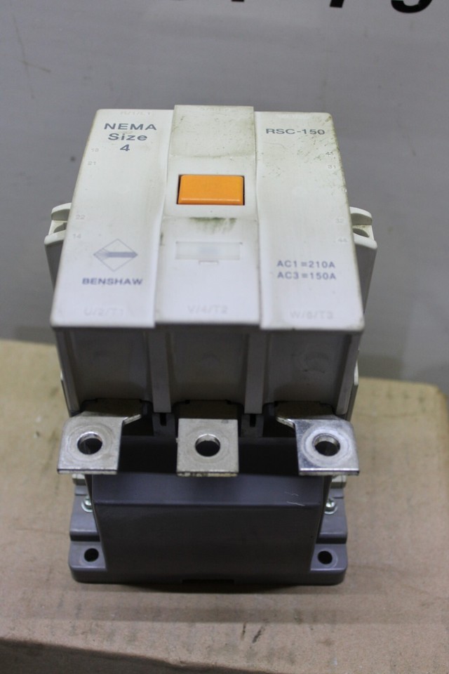 BENSHAW NEMA CONTACTOR RSC-150 NEMA 4 600 VAC 3-POLE 210 AMP 100 HP ...