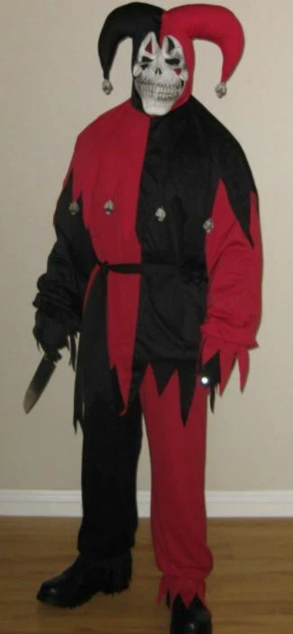 Mens Evil Jester Costume