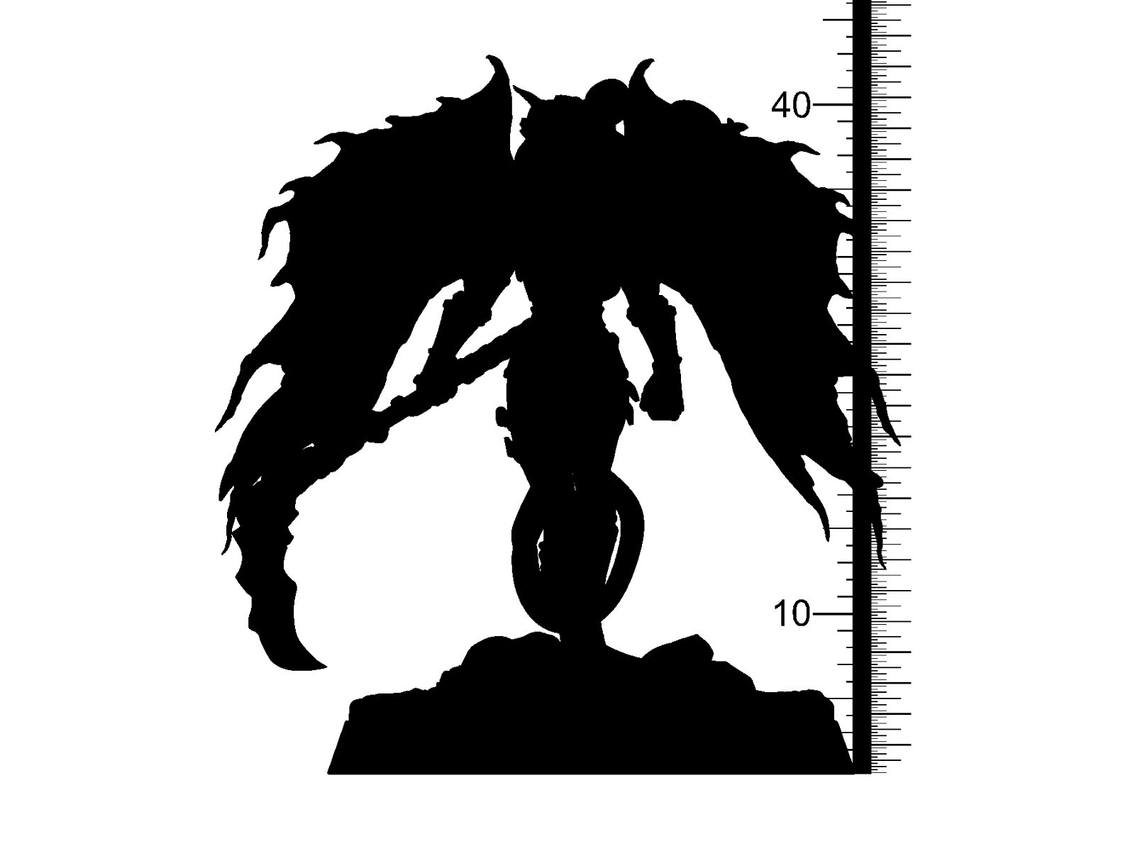 Dämon Kämpferin Miniatur Lilith Tochter Tabletop Spiele D&D 5e in 32mm ...