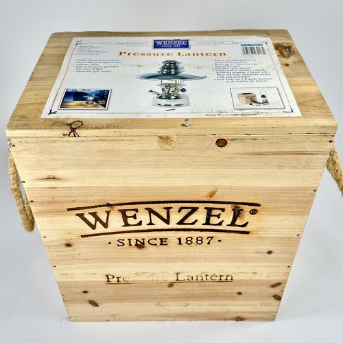 WENZEL PRESSURE LANTERN MODEL 823018 NEW IN WOOD BOX | eBay
