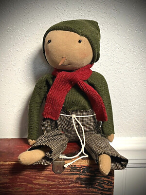 Grubby Primitive Rustic Christmas Sweet Frank / Frankie Rag Doll ...