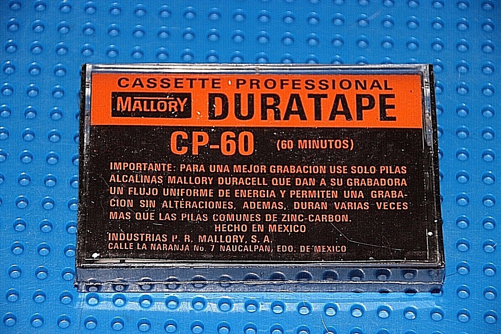 MALLORY PROFESSIONAL DURATAPE CP 60 TYPE I BLANK CASSETTE TAPE (1 ...