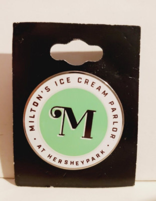 MILTON'S ICE CREAM PARLOR HERSHEYPARK HERSHEY PENNSYLVANIA LOGO LAPEL ...