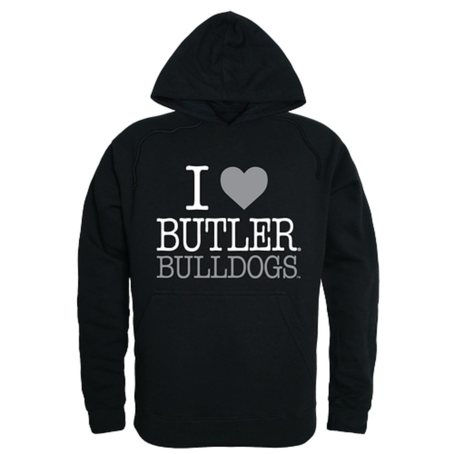 Butler University Bulldogs BU NCAA College I Love Hoodie Sweatshirt | eBay