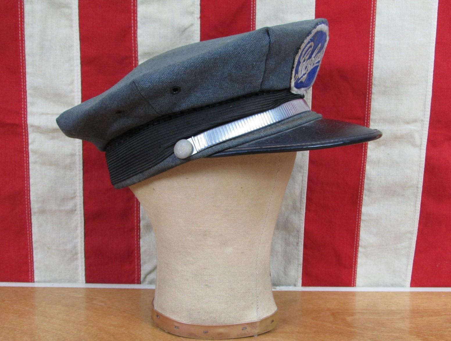 Vintage 1930s Packard Motor Car Drivers Uniform Hat Service Visor Cap ...