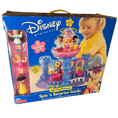 2002 Mattel Disney Princess Spin N Surprise Castle In Box NEW OPENED ...