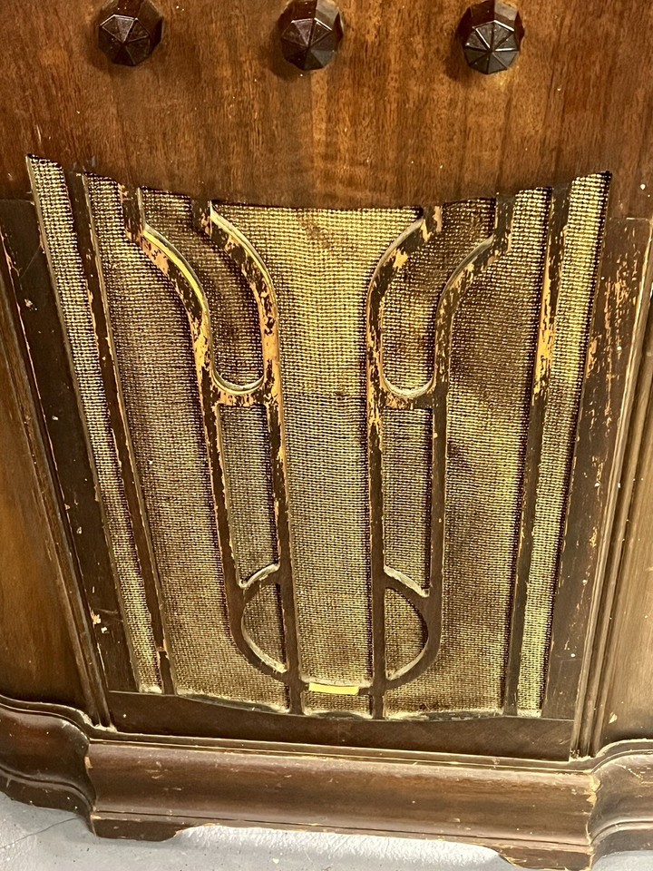 Vintage Crosley 36" Wood Floor Model Tube Radio Antique Cabinet - 70 ...