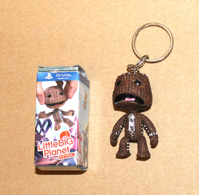 Little Big Planet Crying Sackboy PS Vita Figure Keychain Keyring ...