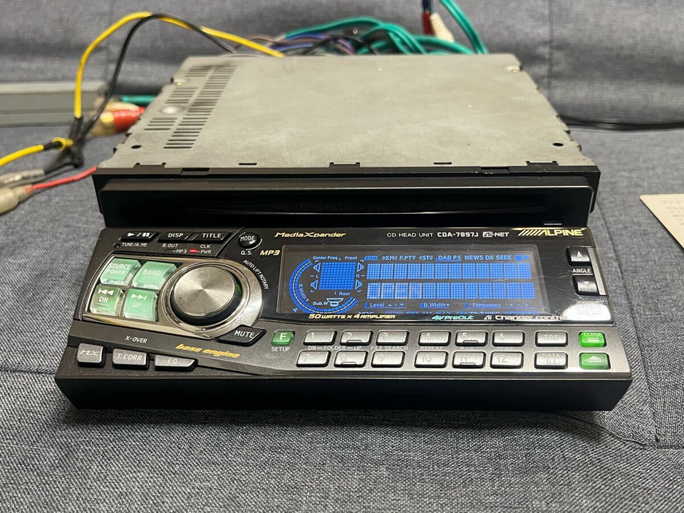Rare Alpine CDA-7897J 1DIN Phantom Face CD Player Tested Working JP | eBay