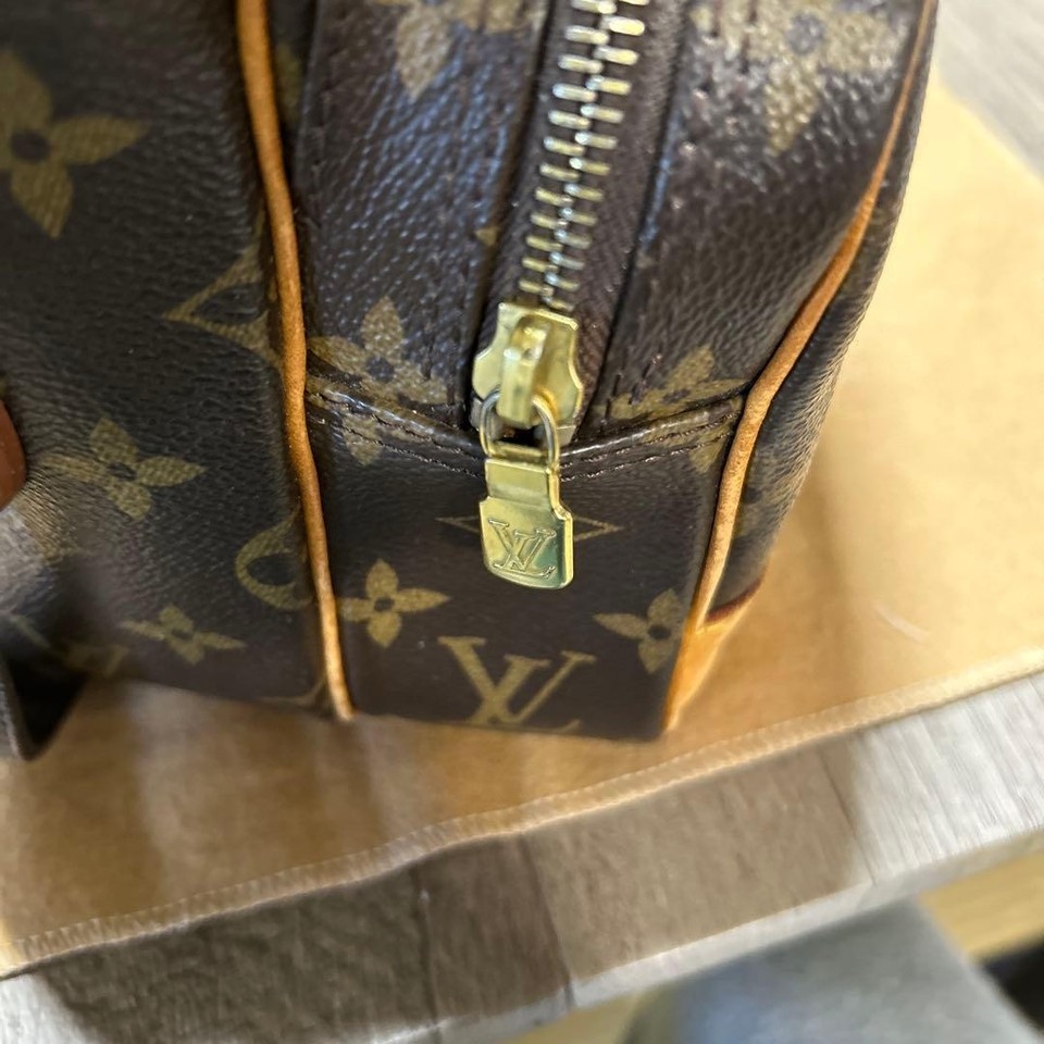 Louis Vuitton Monogram Shoulder Bag Brown PVC Leather Womens Used From ...